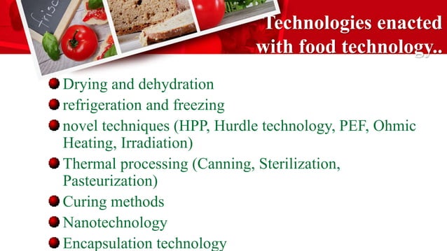 Food technology | PPTX
