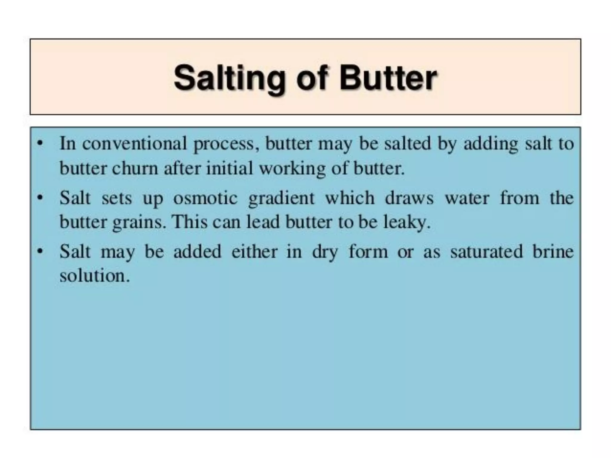Food Technology Production of Butter | PDF