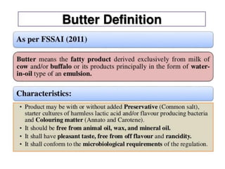 Food Technology Production of Butter | PDF