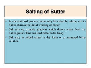 Food Technology Production of Butter | PDF