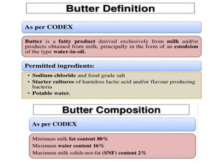 Food Technology Production of Butter | PDF