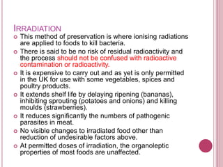 Food Technology - Preservation | PPTX