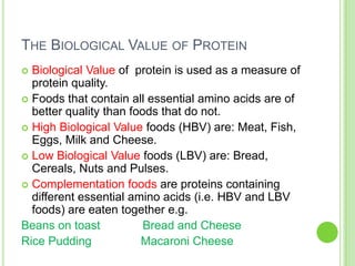 Food Technology Proteins | PPT