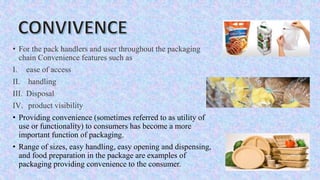 FOOD TECH PPT FOOD PACKAGING | PPTX
