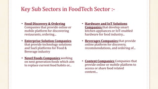 Food tech industry | PPTX | Mergers and Acquisitions | Business Banking ...