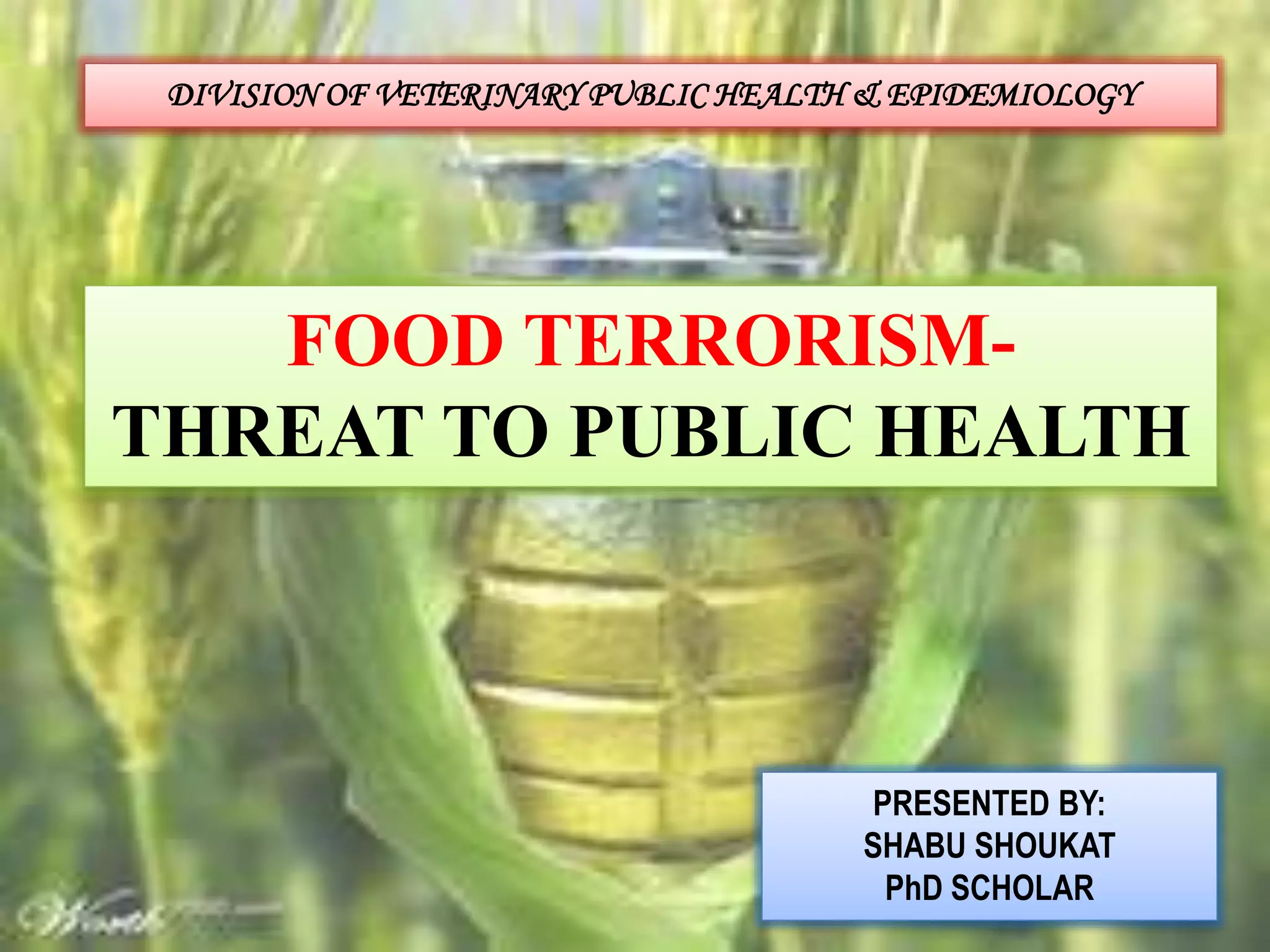 FOOD TERRORISM.ppt