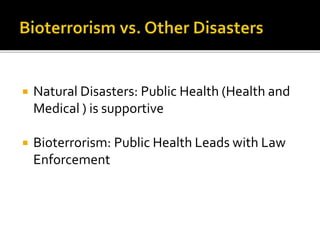 Food terrorism and biocrimes | PPTX