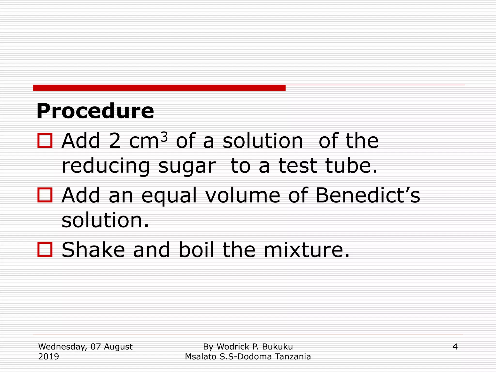 Food test practical notes | PPTX