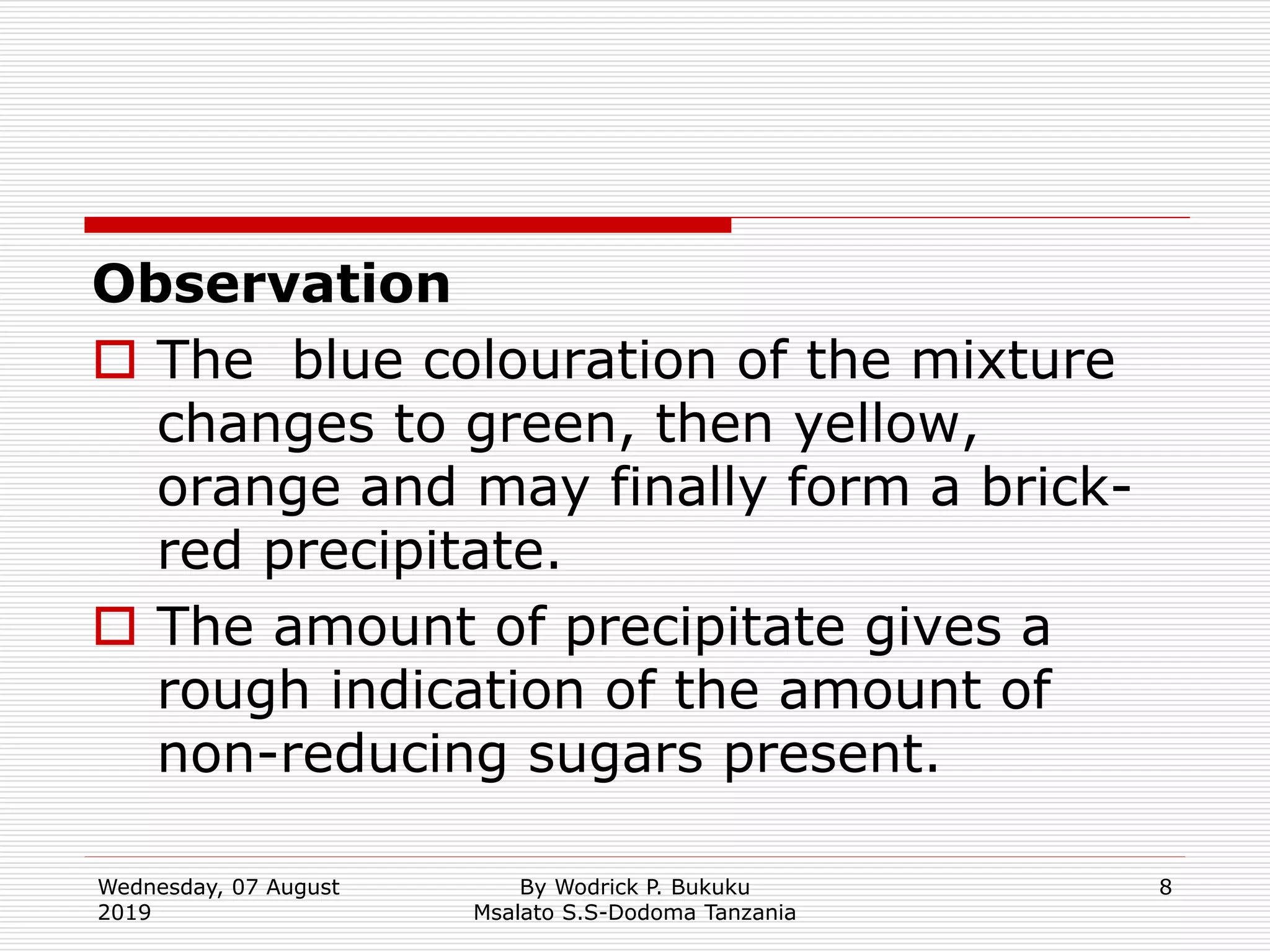 Food test practical notes | PPTX