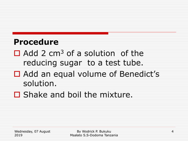 Food test practical notes | PPTX