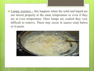 Food textures | PPTX