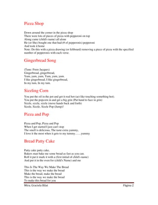 Food Theme Songs | PDF