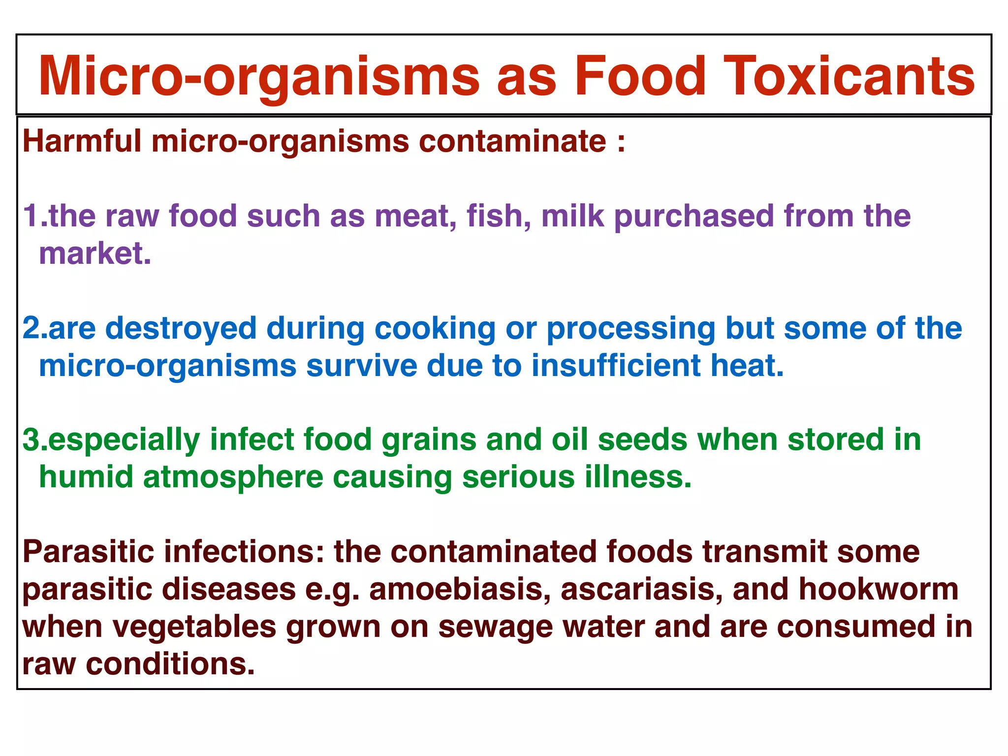 Food toxicants | PDF
