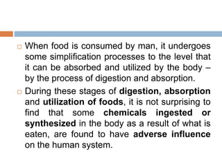 Food toxicology | PPTX