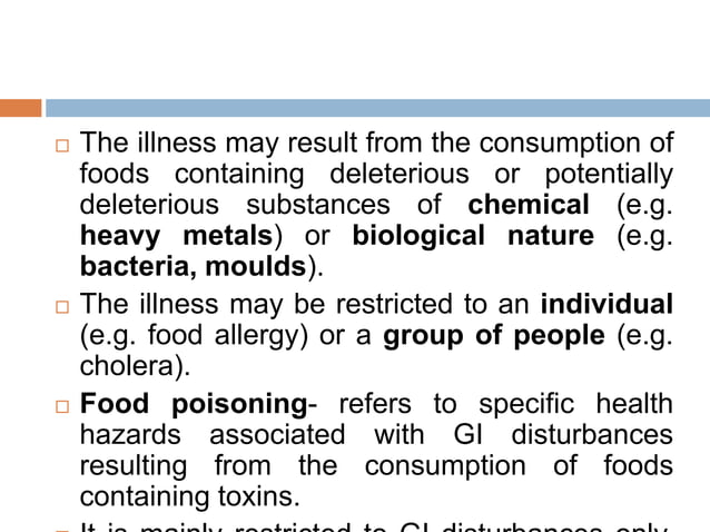 Food toxicology | PPTX