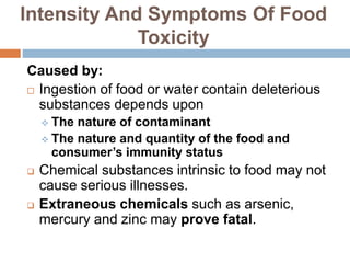 Food toxicology | PPTX
