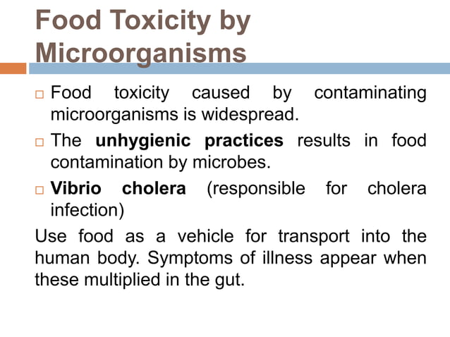Food toxicology | PPTX
