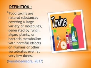 Food toxins | PPTX