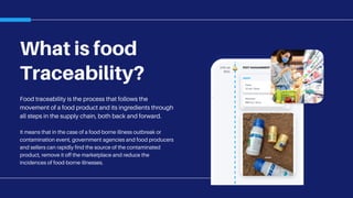 Food traceability for food safety | PDF