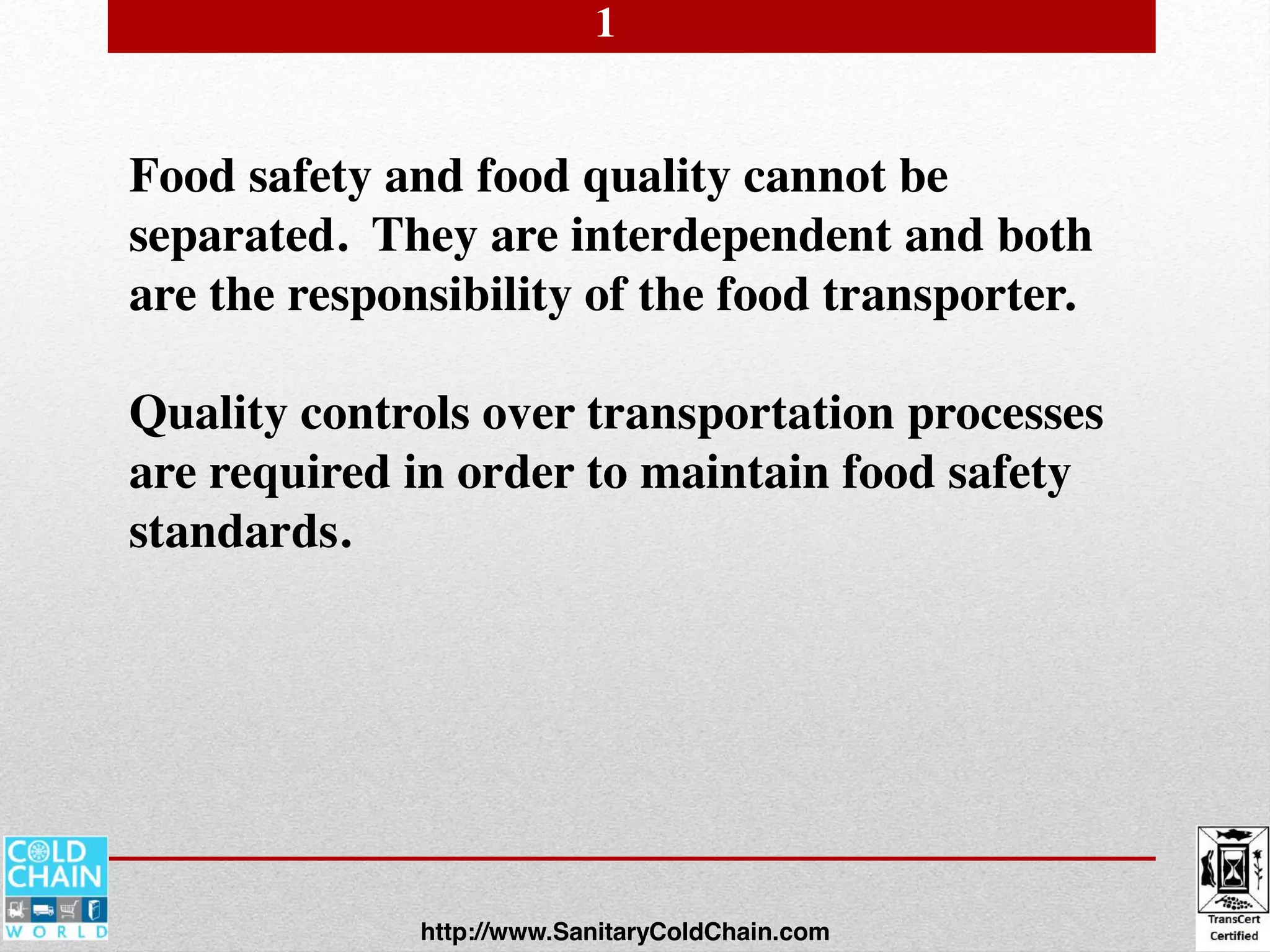 Food Transportation System | PDF