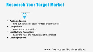 Food truck business plan | PPTX