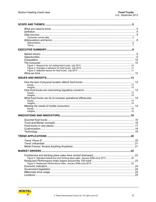 Experiential Food Truck Renta__ Food truck us 13 mintel report | PDF ...