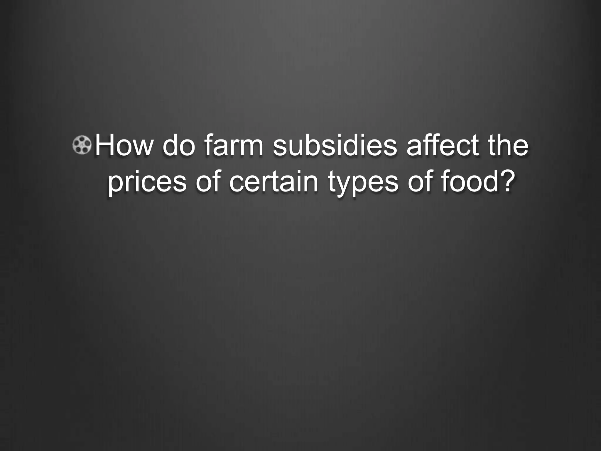 Food unit subsidies | PPTX