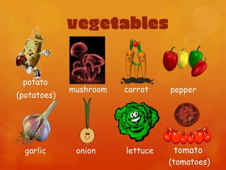 food vocabulary POWERPOINT GAME FOOD FOOD | PPT