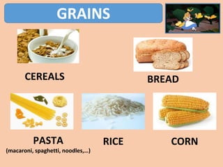 Food vocabulary alice | PPTX