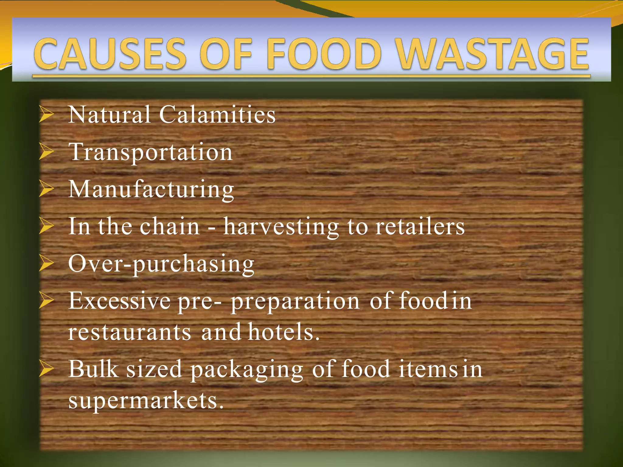 Food wastage in India | PDF