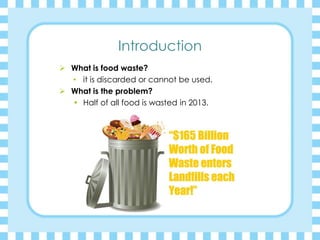Food waste | PPTX