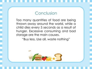 Food waste | PPTX