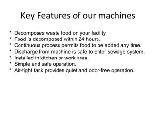 Food waste decomposers - reduce in 24 hrs | PPT