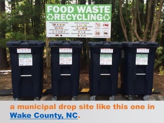 Food waste drop-off | PPTX