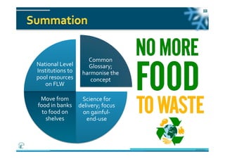 Food Waste in India 2015 | PDF
