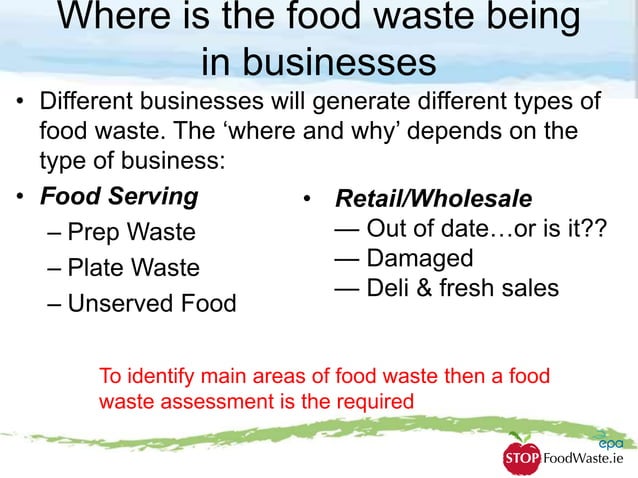 Food waste management.ppt | Agriculture | Industries