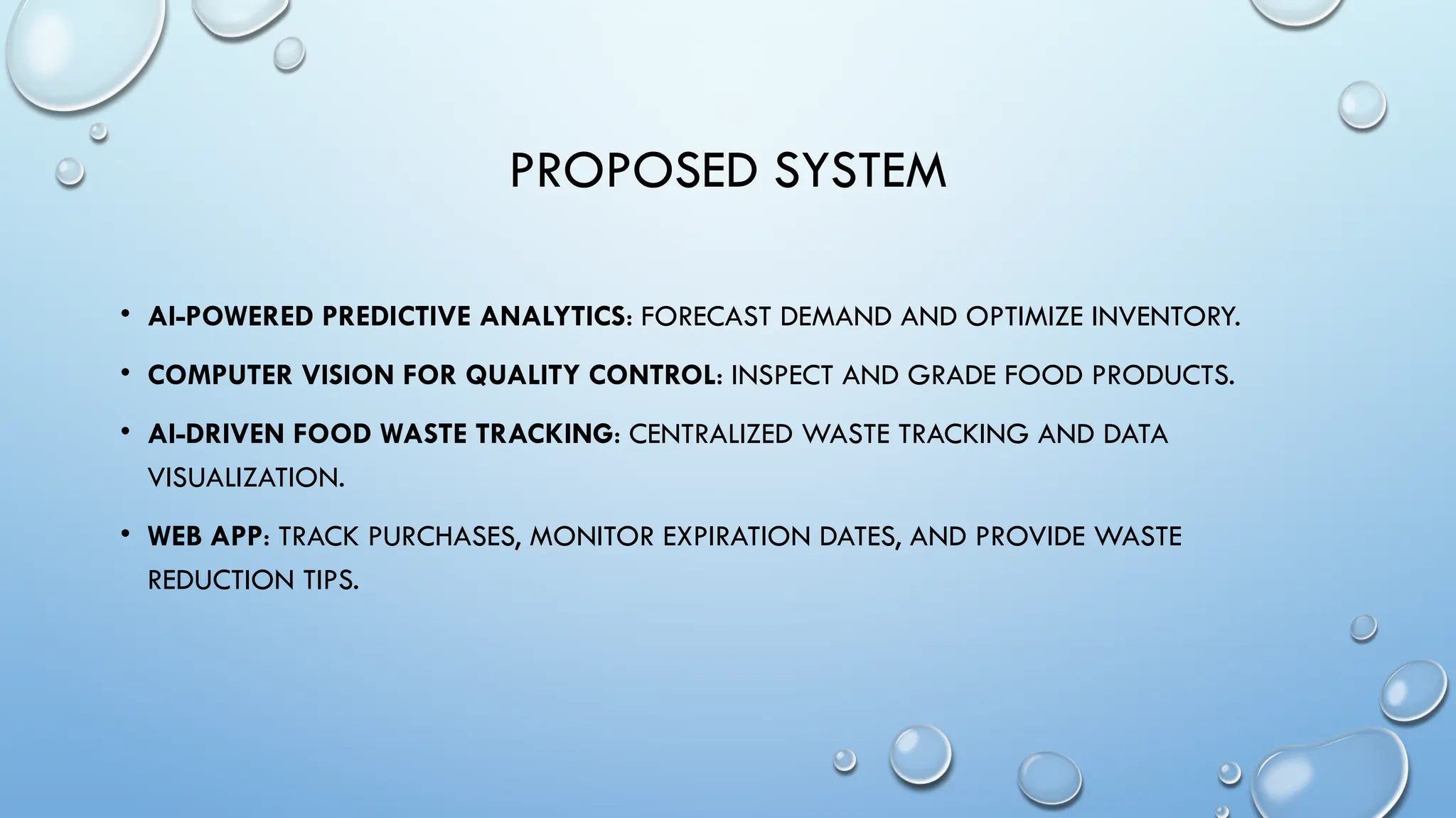 Food waste management system presentation | PPTX