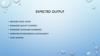 Food waste management system presentation | PPT