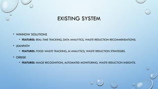 Food waste management system presentation | PPTX
