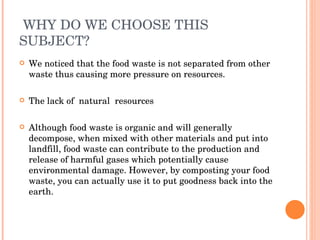 Food Waste To Compost | PPT