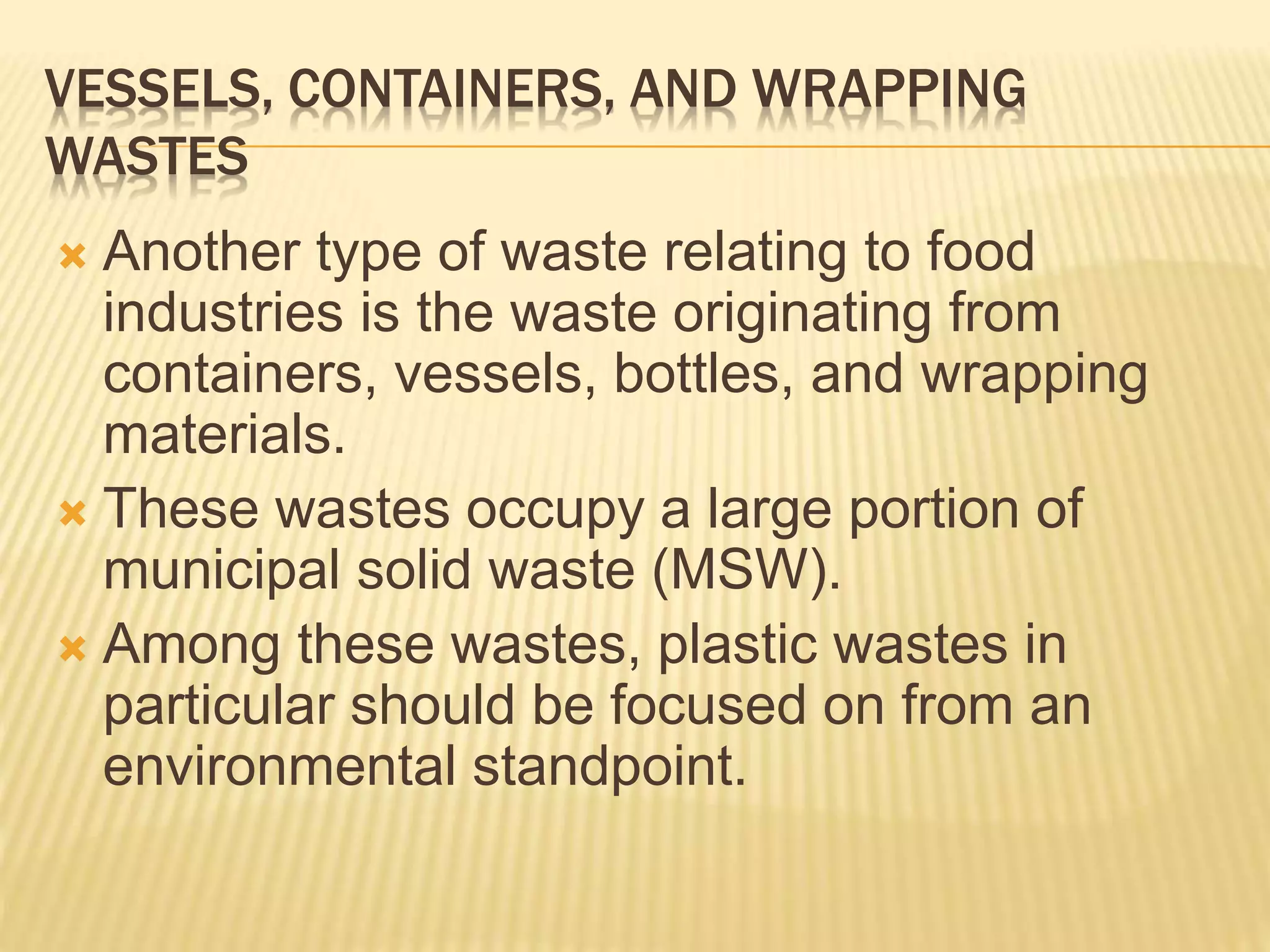 Food waste treatment | PPTX