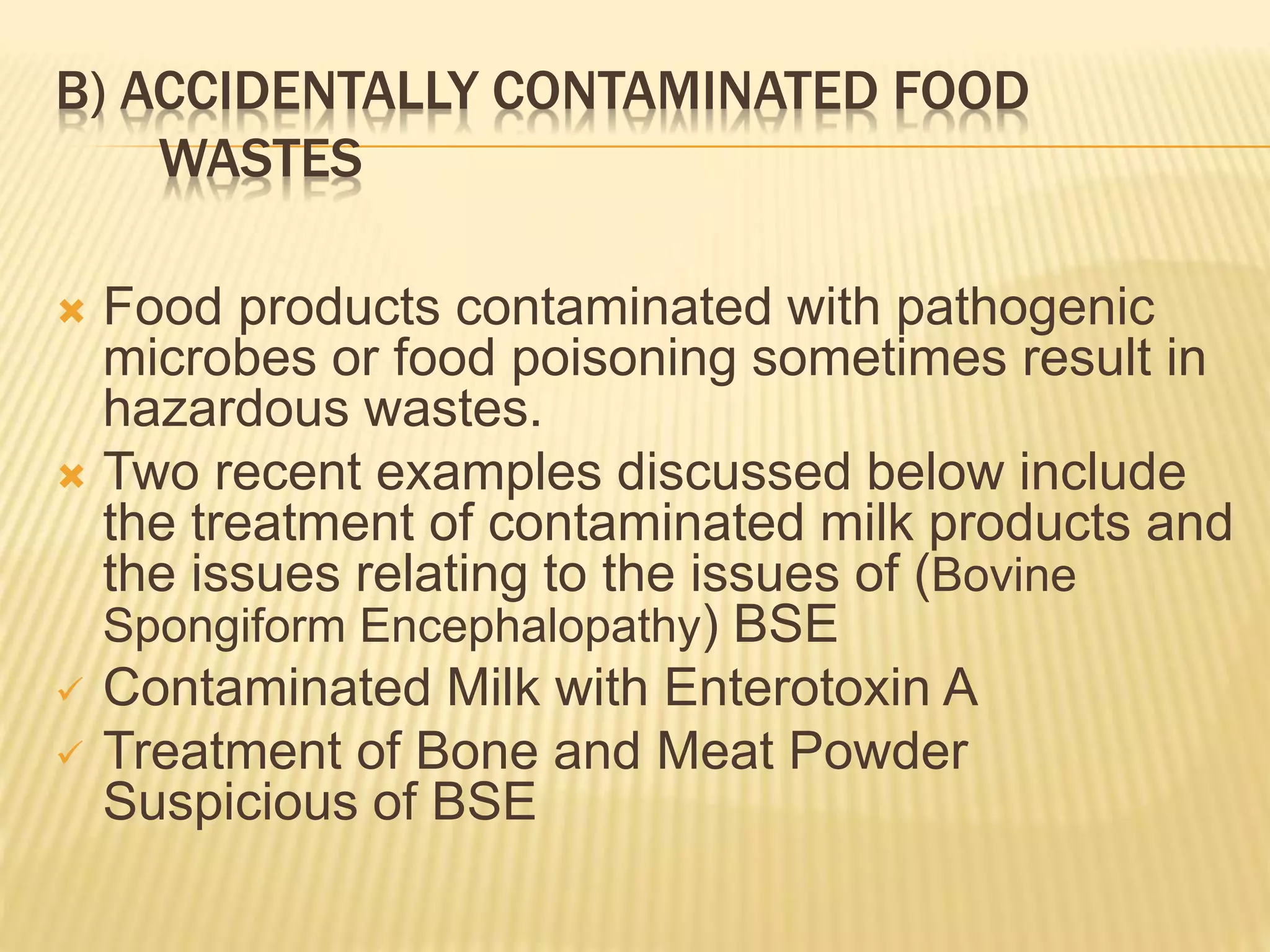 Food waste treatment | PPTX
