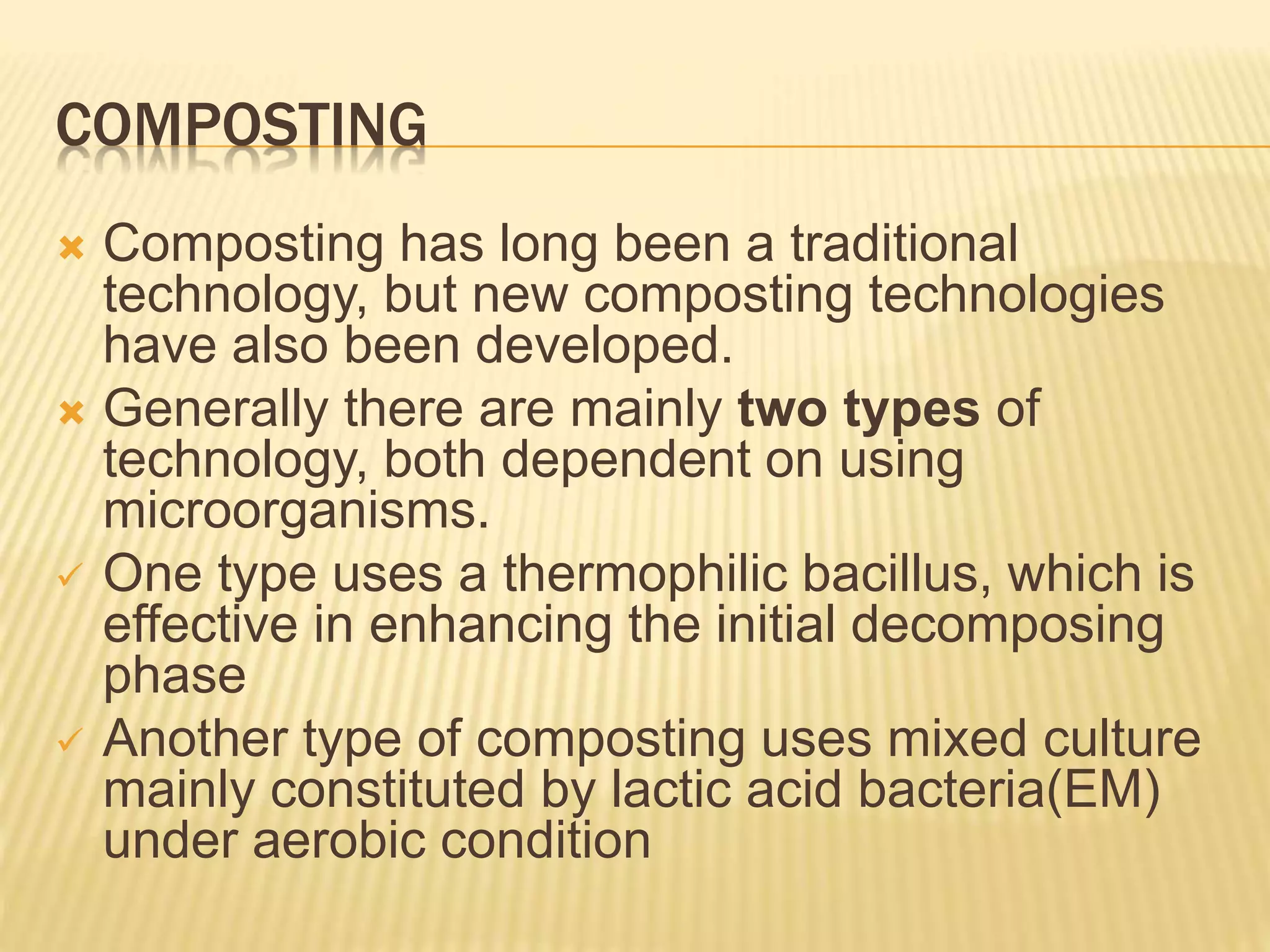 Food waste treatment | PPTX