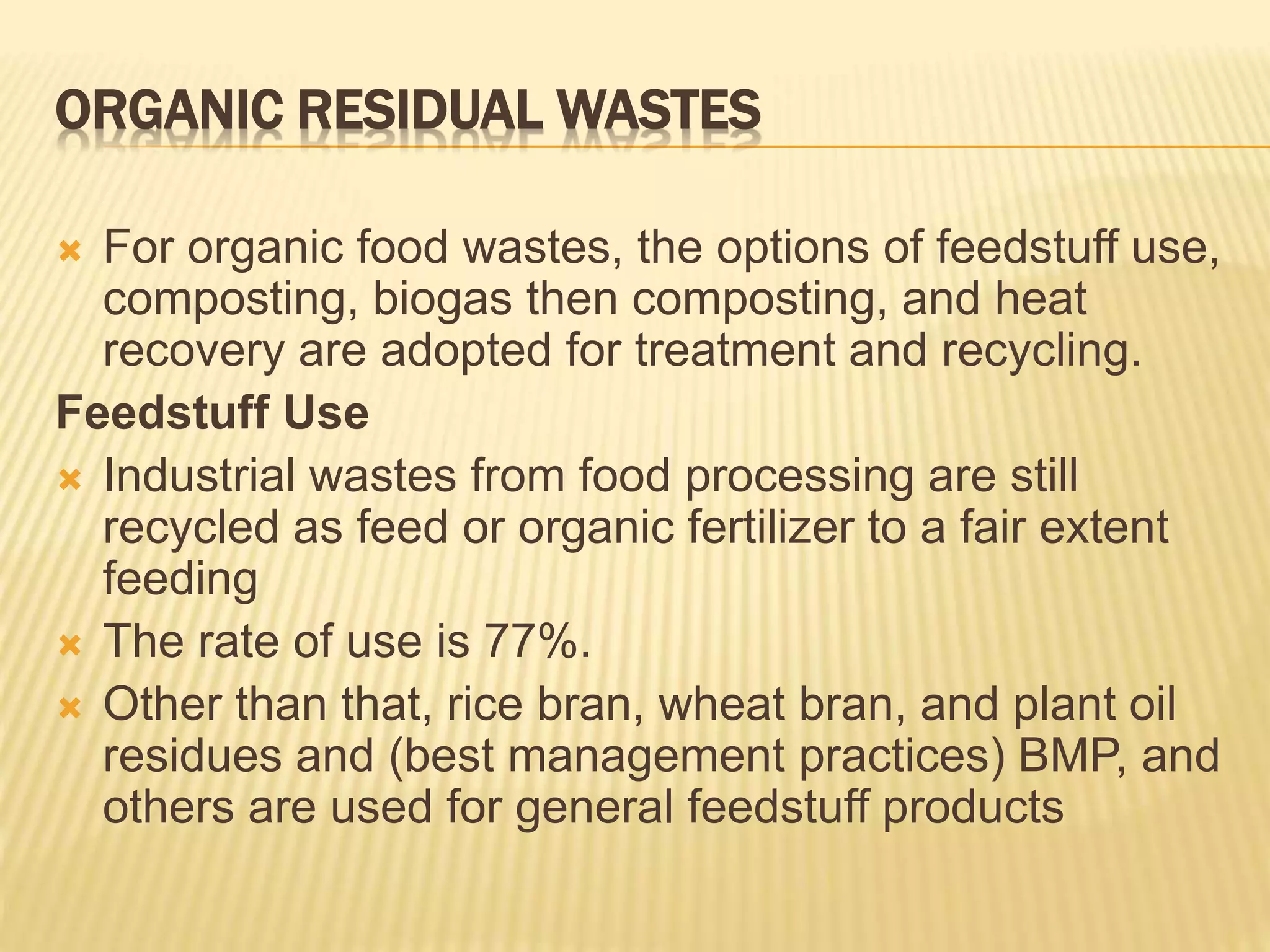 Food waste treatment | PPTX