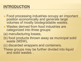 Food waste treatment | PPTX