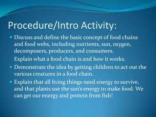Food web mini lesson | PPTX