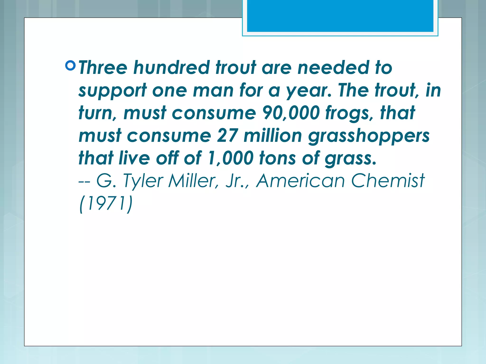 Food webs and trophic levels | PPT