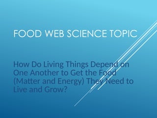 Food web, science topic for third quarter.pptx