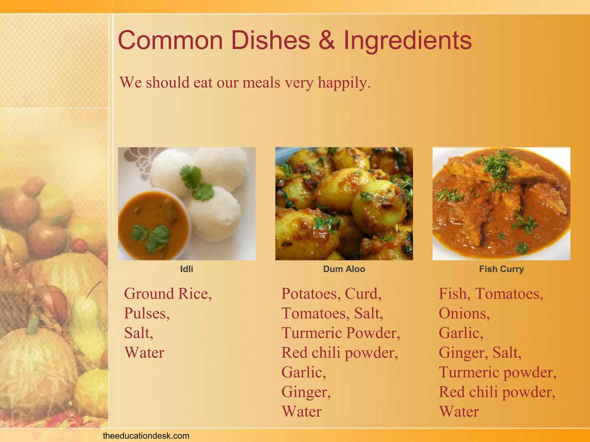 Environmental Science (EVS) : Food We Eat (Class II) | PDF