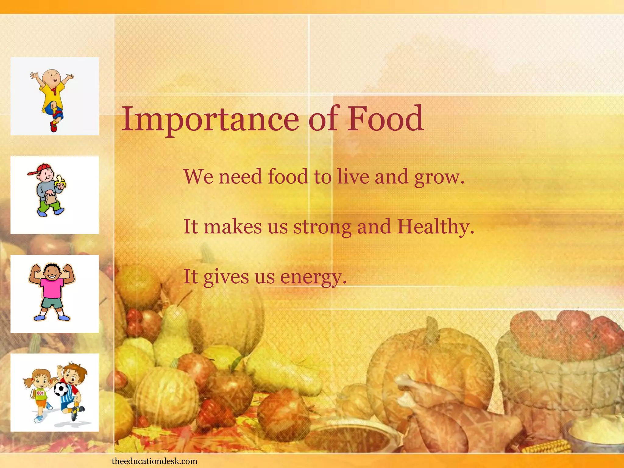 Environmental Science (EVS) : Food We Eat (Class I) | PDF